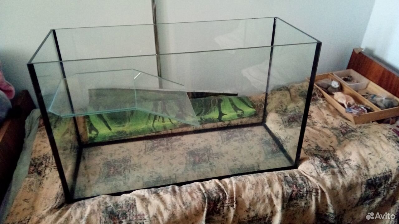 Новый аквариум (акватеррариум, черепашник) 240 л