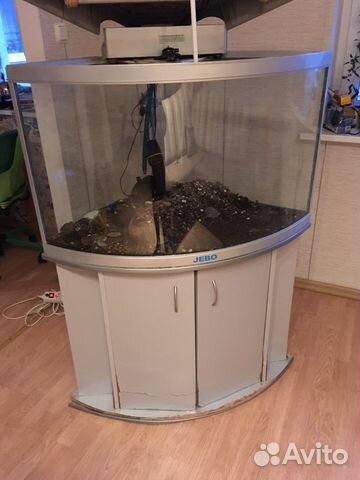 Аквариум Jebo под террариум с тумбой 270 л