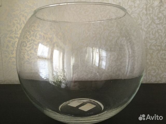 Аквариум evis шаровая ваза 4л