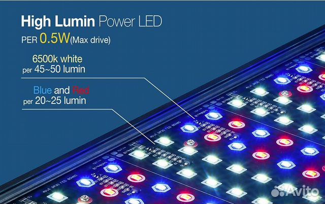 Аквариумный LED светильник licah plant LDP-300