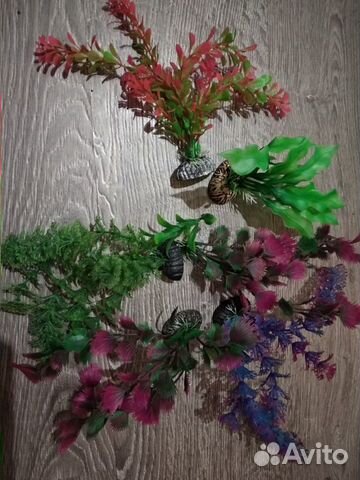 Аквариум, грунт, декор, гуппи